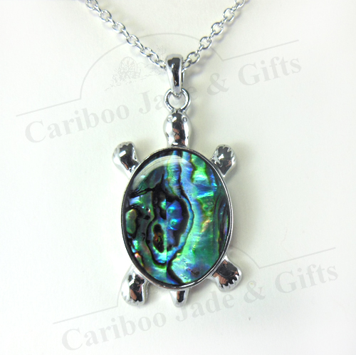 Glacier Pearle® Large Turtle Necklace - Cariboo Jade & Gift Shop