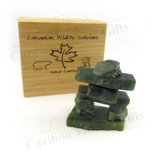 B.C. Jade 2" Inukshuk - Cariboo Jade & Gift Shop
