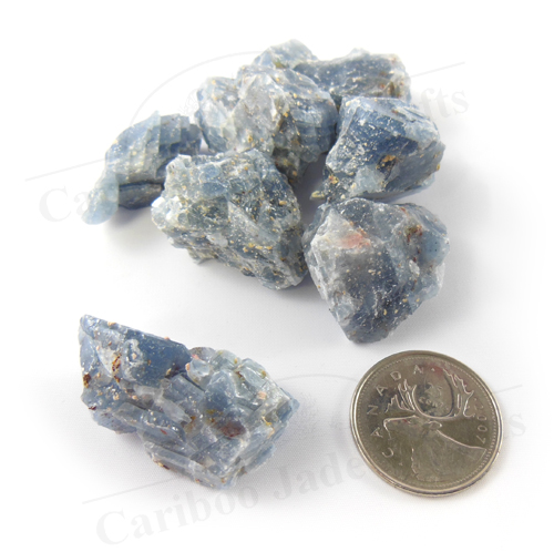 Blue Calcite Rough Pieces - Cariboo Jade & Gift Shop