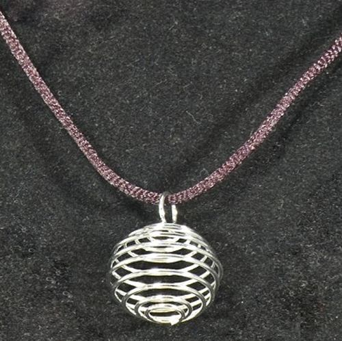 Stone Cage Pendant Cord Necklace - Cariboo Jade & Gift Shop