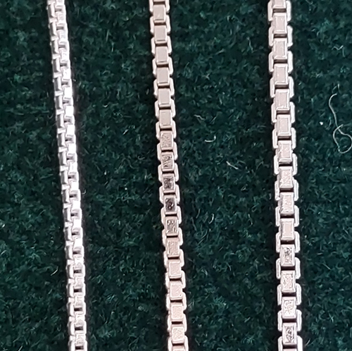 Sterling Silver Box Chain Necklace - Cariboo Jade & Gift Shop