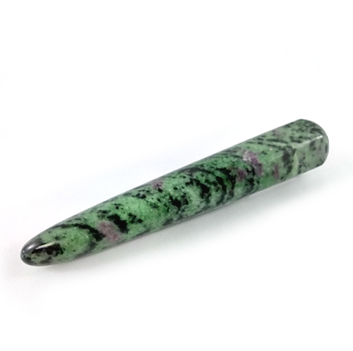 Carved Ruby Zoisite Wand - Cariboo Jade & Gift Shop