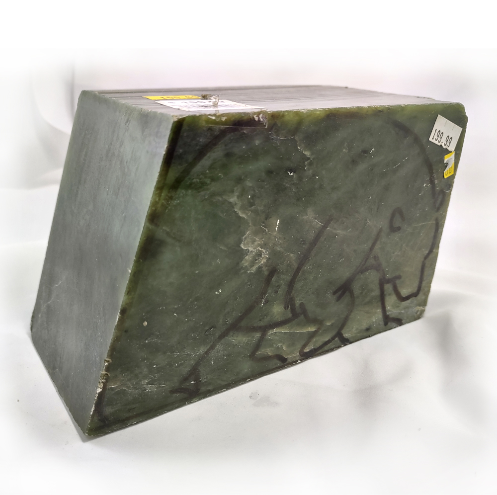 Rough BC Nephrite Jade Block - Cariboo Jade & Gift Shop